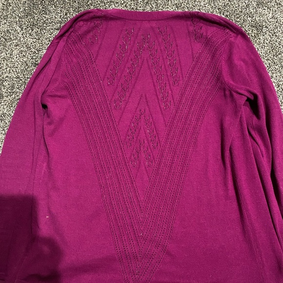 Maurices | Tops | Cardigan Purple Work Shirt Top Business Casual | Poshmark